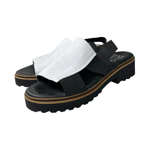 Bueno | Shoes | Bueno Amy Chunky Sandals Womens Size 4 Eu Black White ...